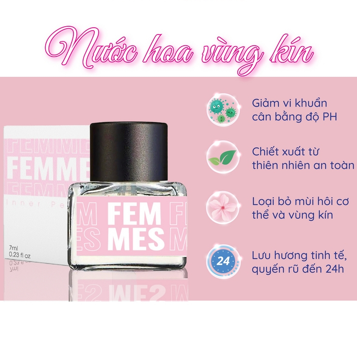 Nước hoa vùng kín Inner Perfume FEMMES 10ml mùi thơm quyến rũ sexy ...