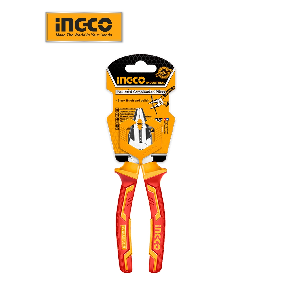 Kìm Cách Điện INGCO Kìm răng cách điện HICP28168 /Kìm mũi nhọn ...