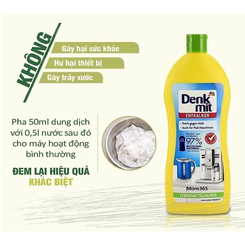 Dung dịch tẩy cặn canxi Denkmit Entkalker (250ml) | Shopee Việt Nam