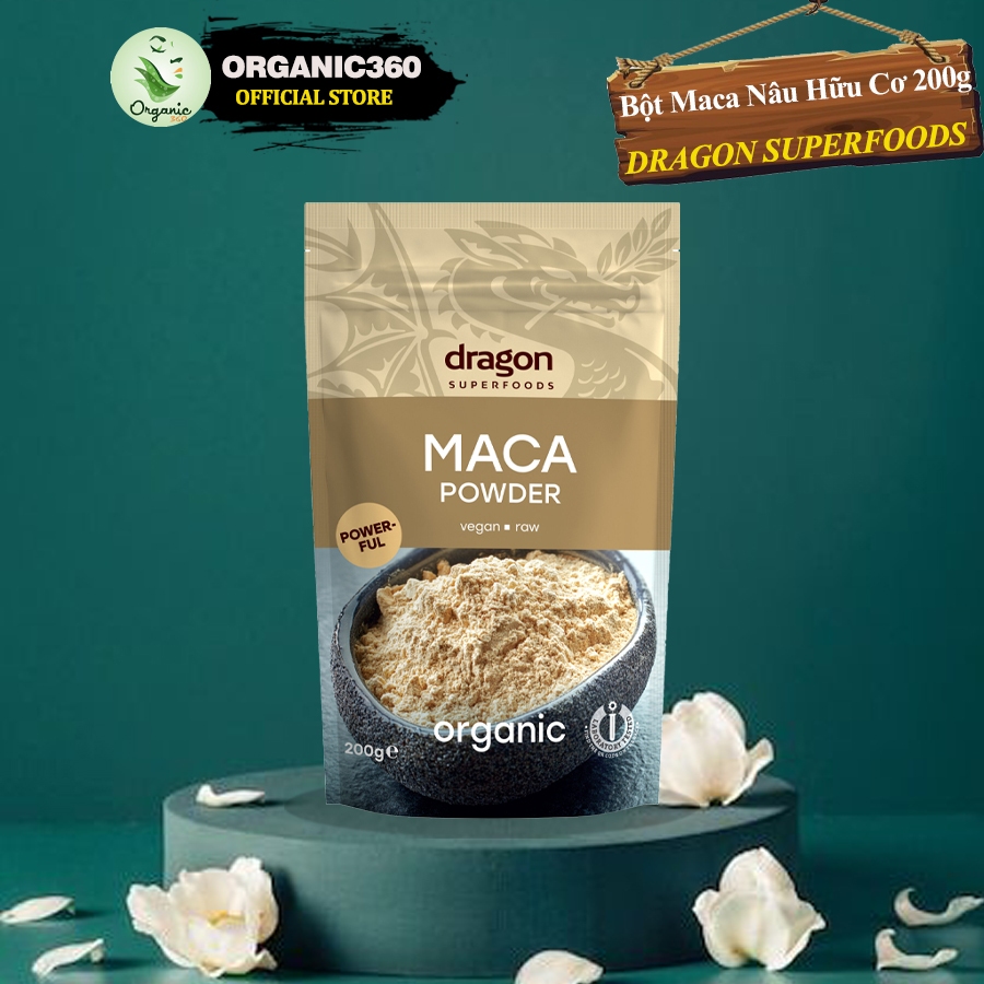 Bột Maca Nâu Hữu Cơ DRAGON SUPERFOODS Organic Maca Powder 200g | Shopee ...