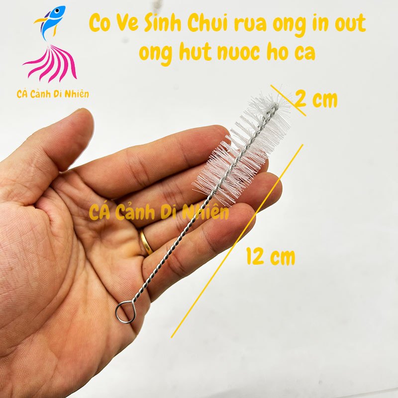 CỌ vệ sinh MINI chùi rửa ống in out ống hút nước đường kính 2 cm bể cá ...