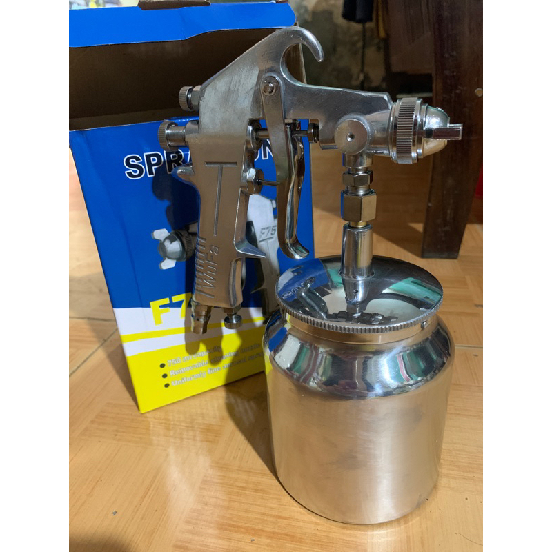 Súng phun sơn, súng phun keo WuFa F75 bình 750ml | Shopee Việt Nam