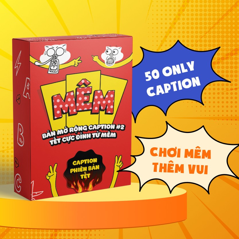 [chỉ có Caption] Bài MÊM 50 lá PHIÊN BẢN TẾT chỉ có Caption, thêm lá ...