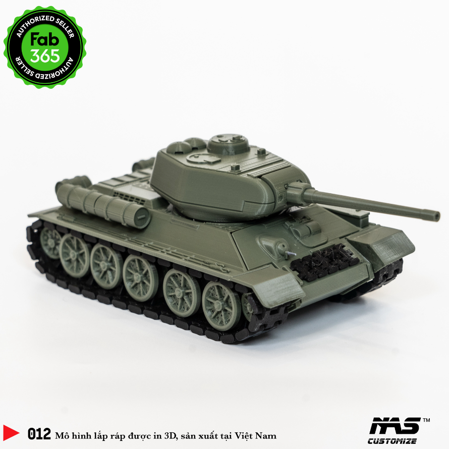 [NAS] Mô hình lắp ráp xe tăng Nga T-34-85 1/48, Mô hình quân sự xe tăng Nga T34 85 tỉ lệ 1/48 ...