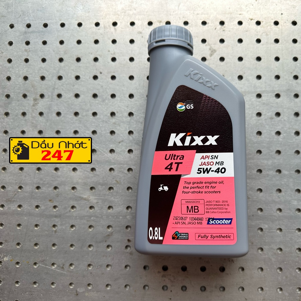 Dầu nhớt xe tay ga Kixx Ultra 4T 5w40 SN 800ml | Shopee Việt Nam