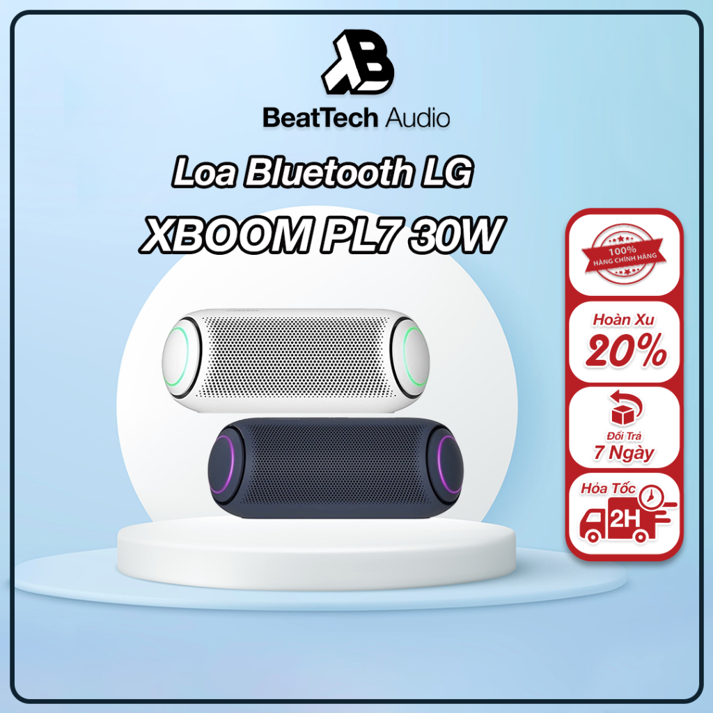 Loa Bluetooth Di Động LG Xboomgo PL7 30W Và LG Xboomgo PL5 20W Hàng ...