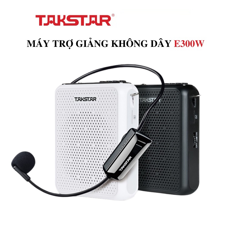 Máy Trợ Giảng Không Dây TAKSTAR E300W, Có Bluetooth, Công Suất 10W, không dây công nghệ UHF (Bảo ...