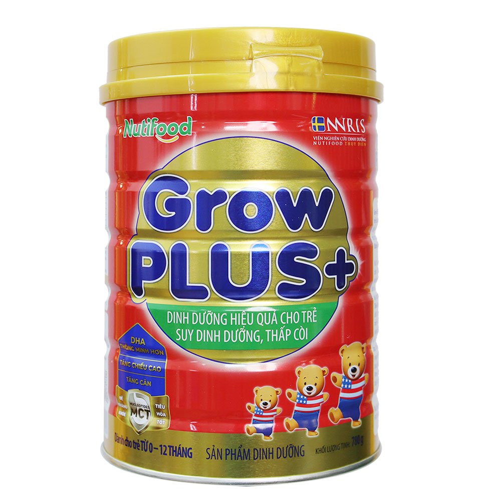 Sữa GROWPLUS 0+ lon 780G [HSD T3-2026] 0-12 tháng Nutifood | Shopee ...