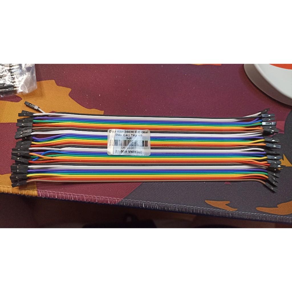 [Bán lại] Dây Cắm Board Test Nhiều Màu 20cm 40 Sợi (đực-đực / đực-cái ...