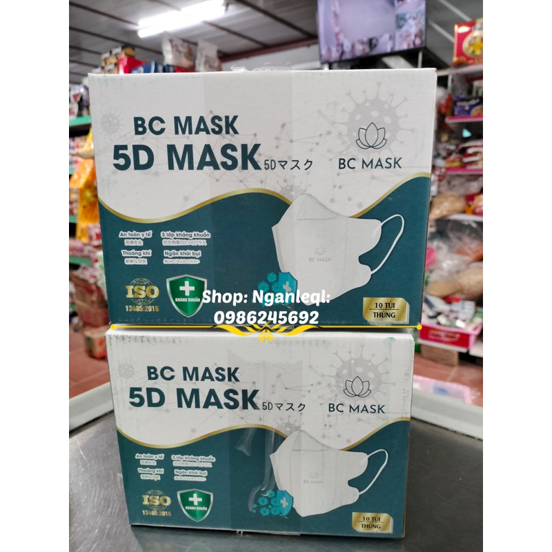 Khẩu Trang 5D MASK Hộp 100 Chiếc | Shopee Việt Nam
