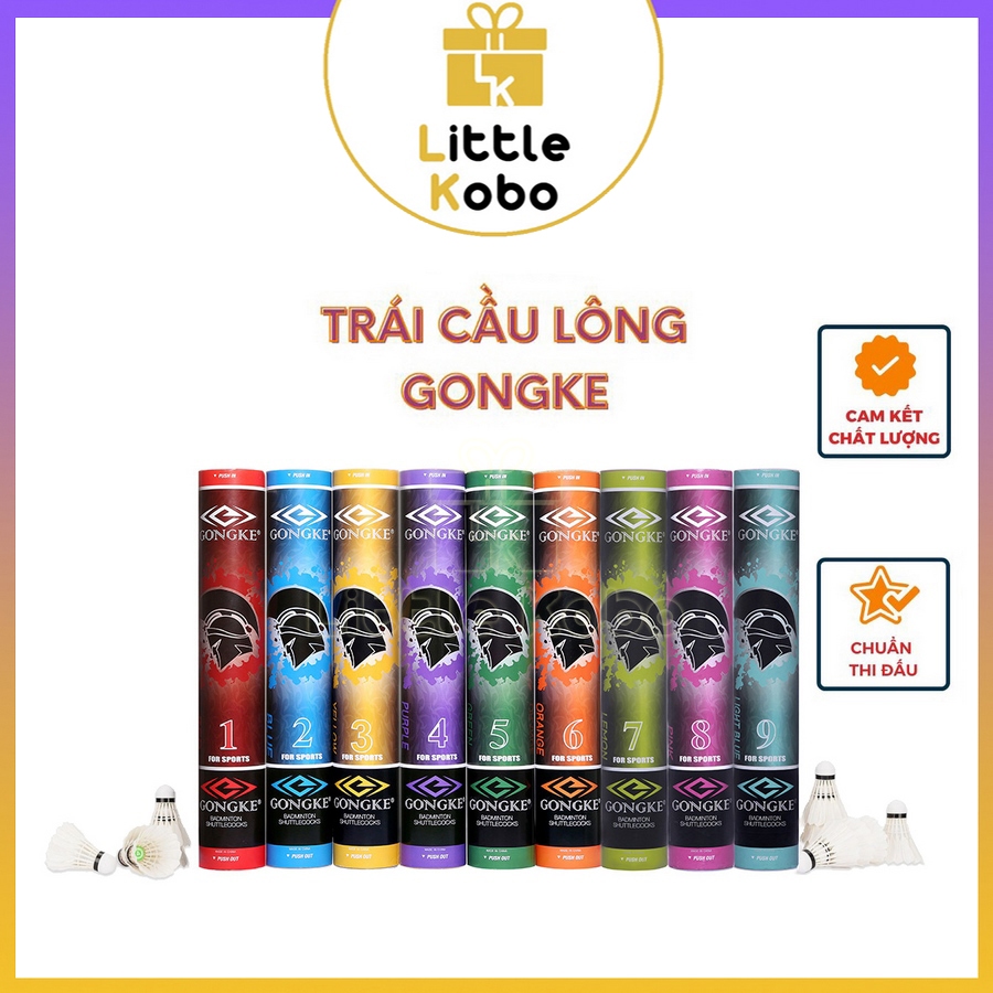 [Gongke] Ống Cầu Lông Gongke Chính Hãng 12 Trái Cầu Lông Gong Ke Chất ...
