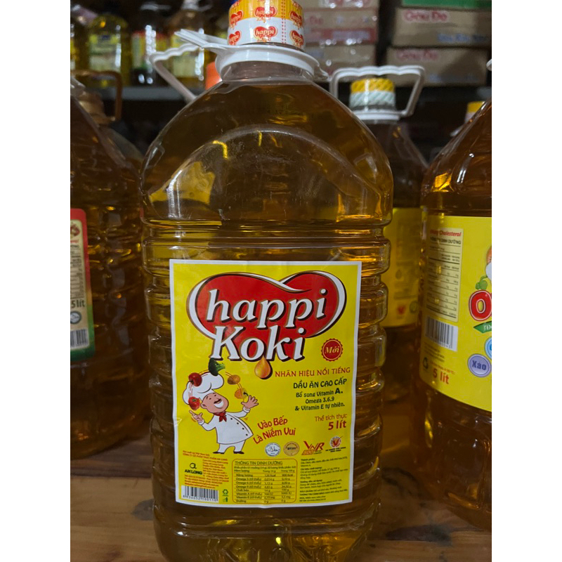 Dầu ăn Happy Koki 5 lít | Shopee Việt Nam