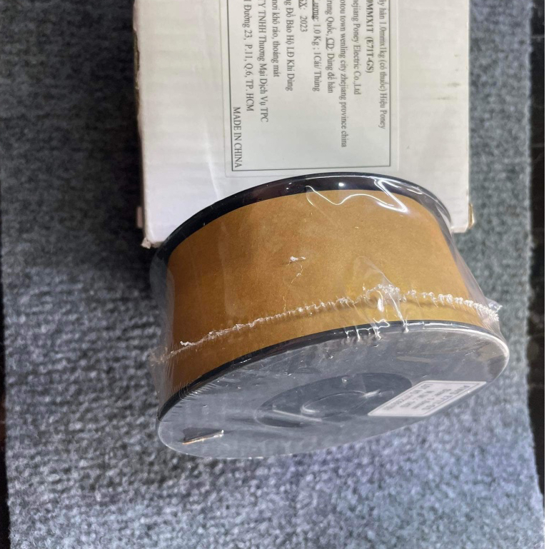 Cuộn dây hàn MIG 1kg không dùng khí cho máy hàn mic mini (có thuốc ...
