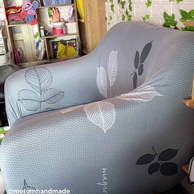 Vải bọc ghế sofa 1 chỗ ngồi TL 2bộ (2áo ghế, 2áo gối ôm) | Shopee Việt Nam