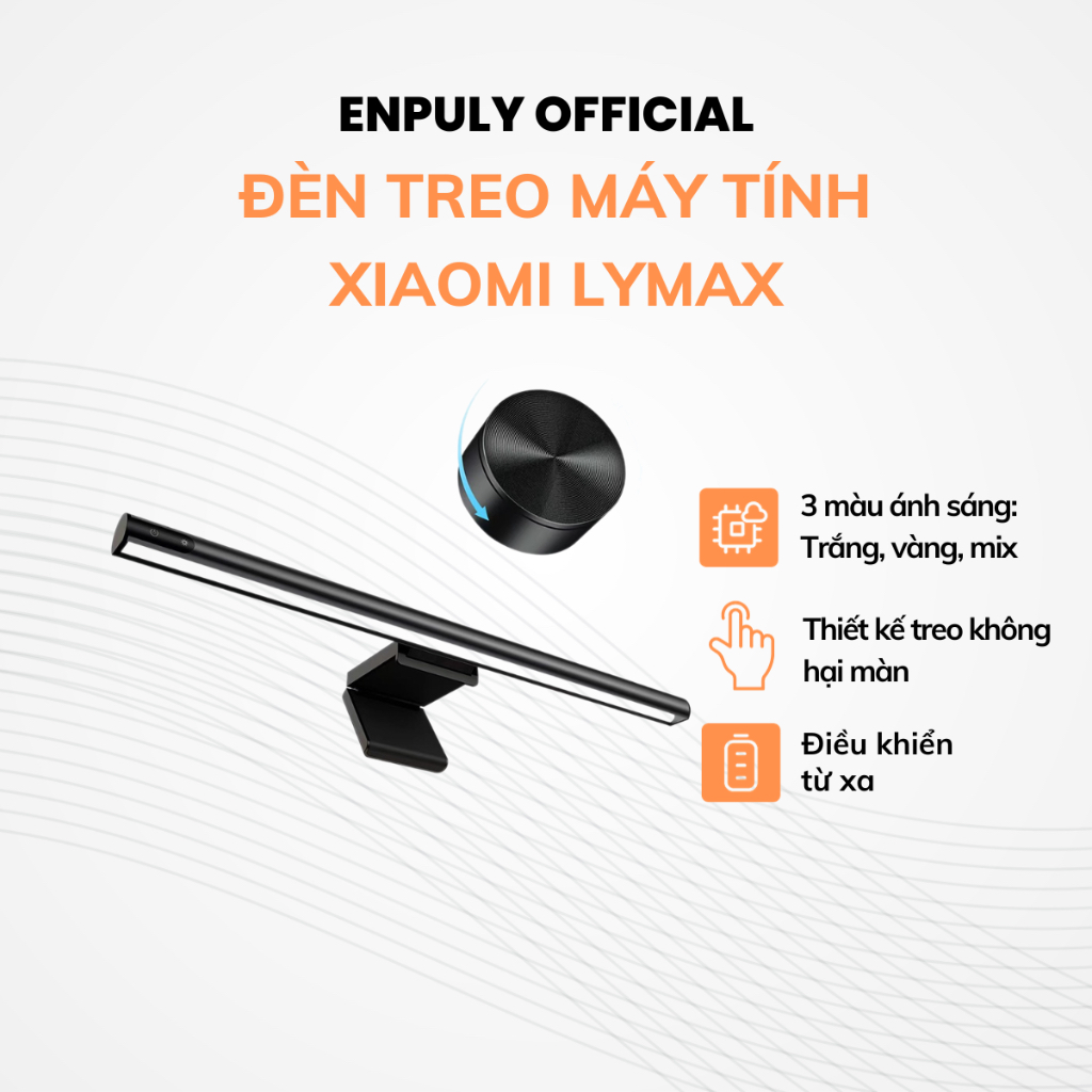 Thanh đèn LED Xiaomi Youpin gắn màn hình máy tính không dây Xiaomi Ecochain Lymax | Shopee Việt Nam