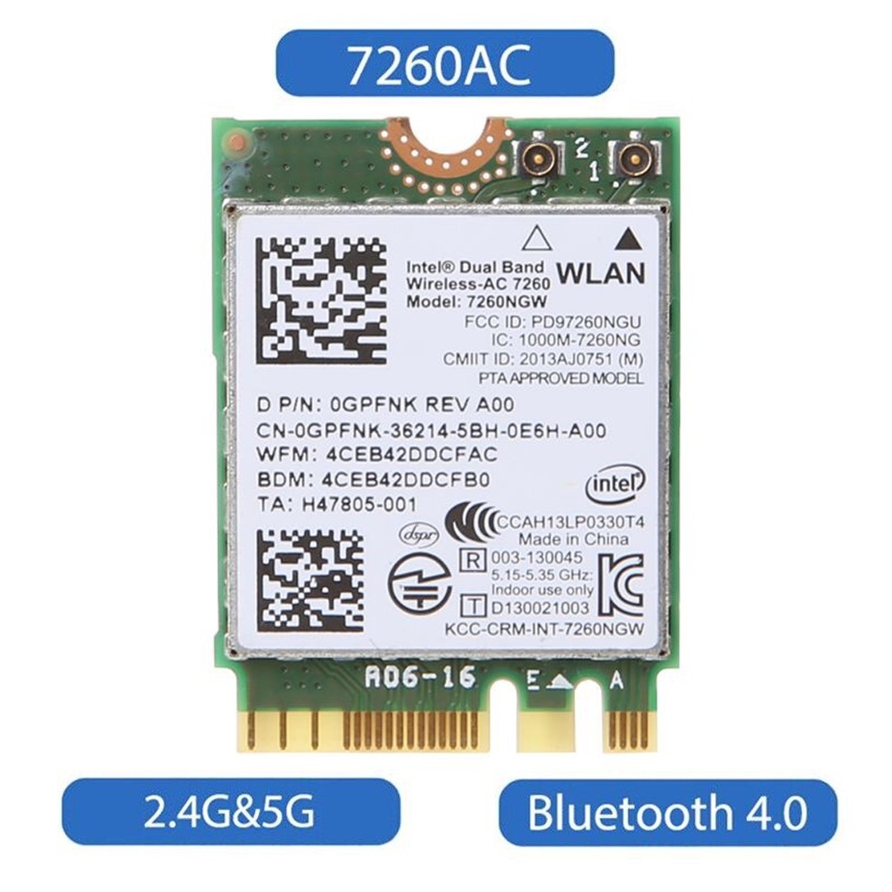 Card Wifi 6 INTEL AX201 NGW M2 Key E 5GHZ ZIN Cnvio2 Bluetooh 5.2 ...