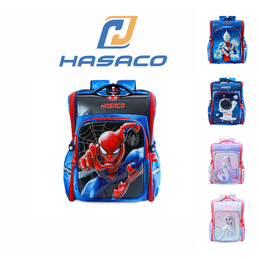 Balo Chống gù Siêu Nhẹ Đệm Lưng Thoáng Khí HASACO B6003 Cho Bé Trai Bé ...