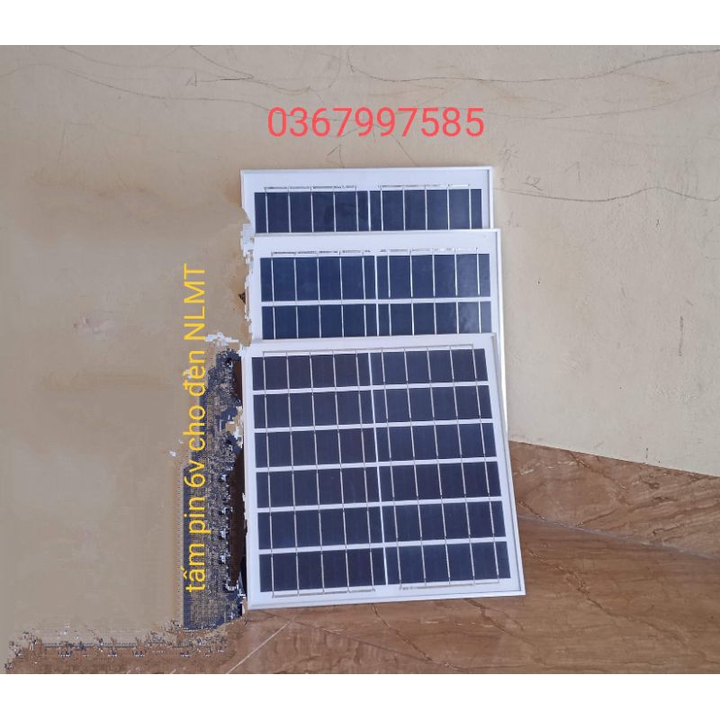 tấm Pin NLMT 6v kèm dây nối cho đèn NLMT | Shopee Việt Nam