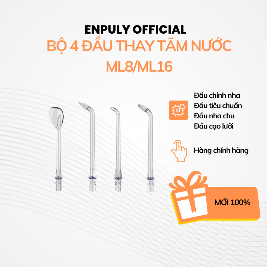 Bộ 4 đầu thay dành cho Máy tăm nước ML8/ML16 (có bán lẻ) | Shopee Việt Nam