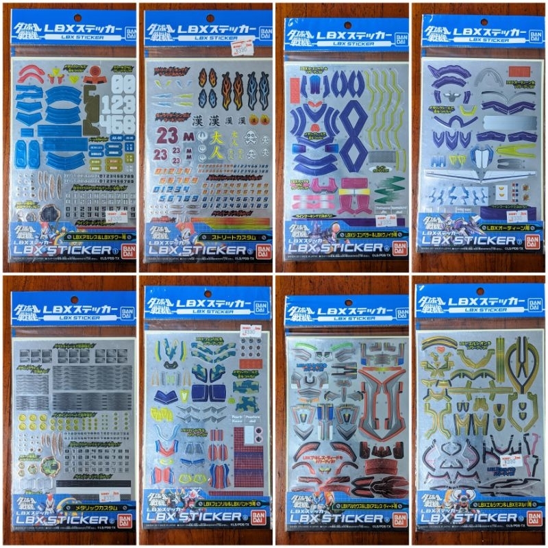 Decal dán mô hình lắp ráp LBX Sticker (01-20) | Shopee Việt Nam