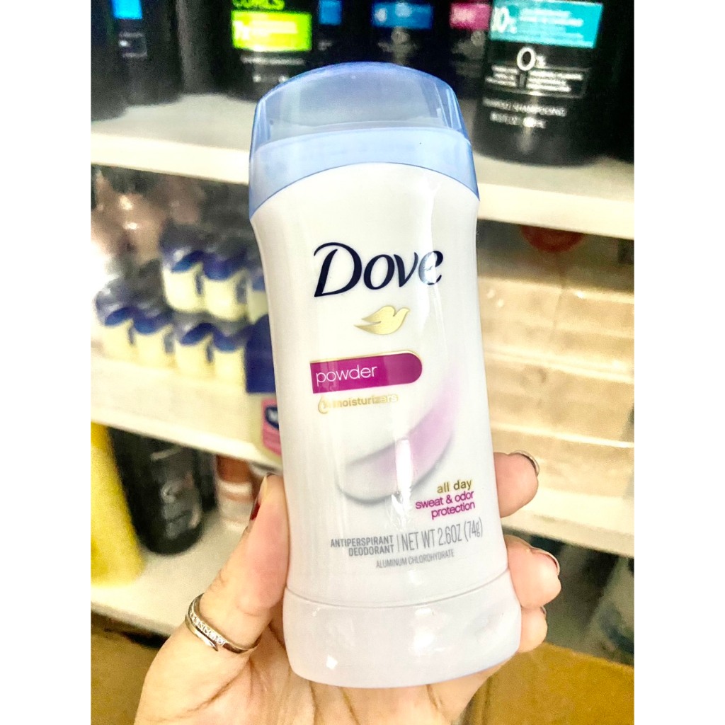 LĂN DẠNG SÁP KHỬ MÙI DOVE MỸ DOVE DEODORANT POWDER 74G & 40ml | Shopee ...