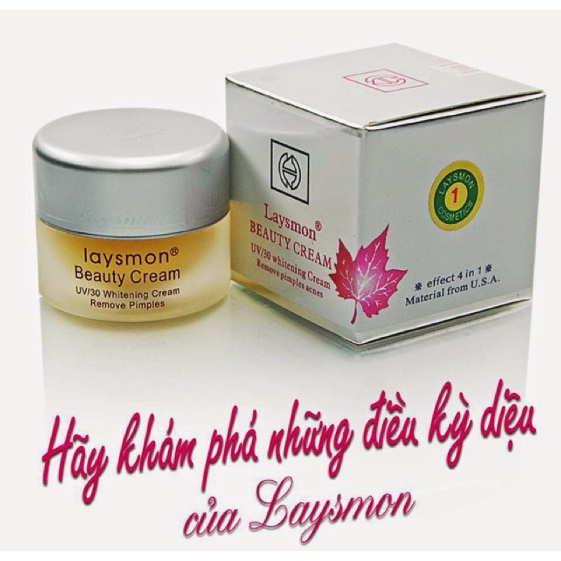 [CHÍNH HÃNG] KEM LAYSMON BEAUTY CREAM UV/30 WHITENING CREAM 15G ...