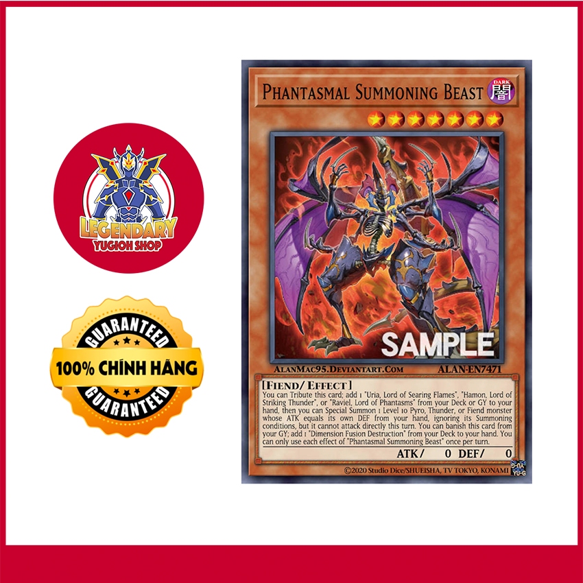 [Thẻ Bài Yugioh Chính Hãng] Phantasmal Summoning Beast | Shopee Việt Nam