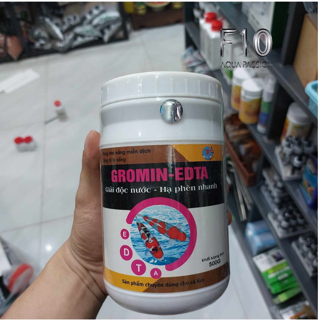 GROMIN - EDTA Giải độc nước hồ cá - chuyên dùng cho cá koi | Shopee ...