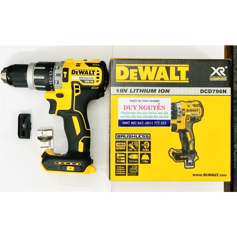 THÂN Máy khoan pin DEWALT DCD796N-KR ( 18V ) body | Shopee Việt Nam