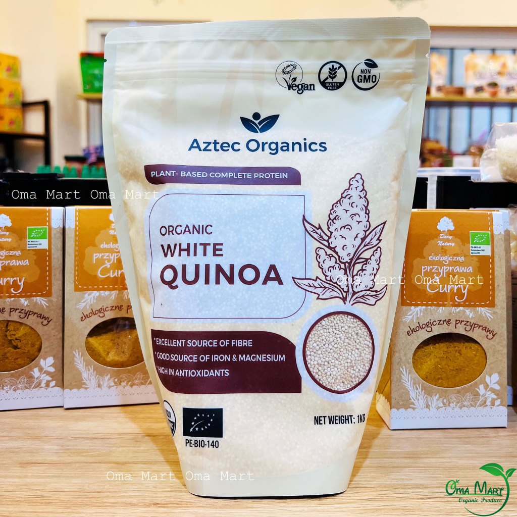 [Aztec Organics] Hạt Diêm Mạch Trắng Hữu Cơ 1kg | Shopee Việt Nam