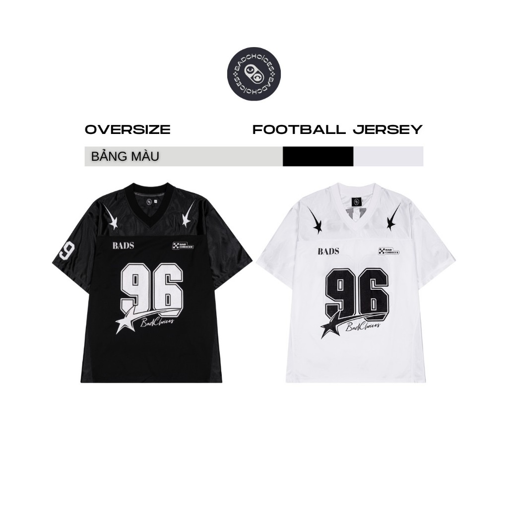 Bad Choices | Áo thun thể thao Football Jersey Meteor number 96 form ...