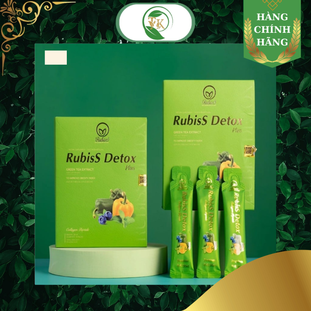 [Chính Hãng] Giảm cân RUBISS DETOX COLLAGEN PEPTIDE Tặng Hộp FRESH ...
