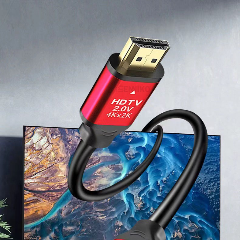 Dây cáp HDMI 4K SENNIKO dài 1,5m đến 5m, chất lượng hình ảnh sắc nét lên tới 4K, hàng chính hãng ...
