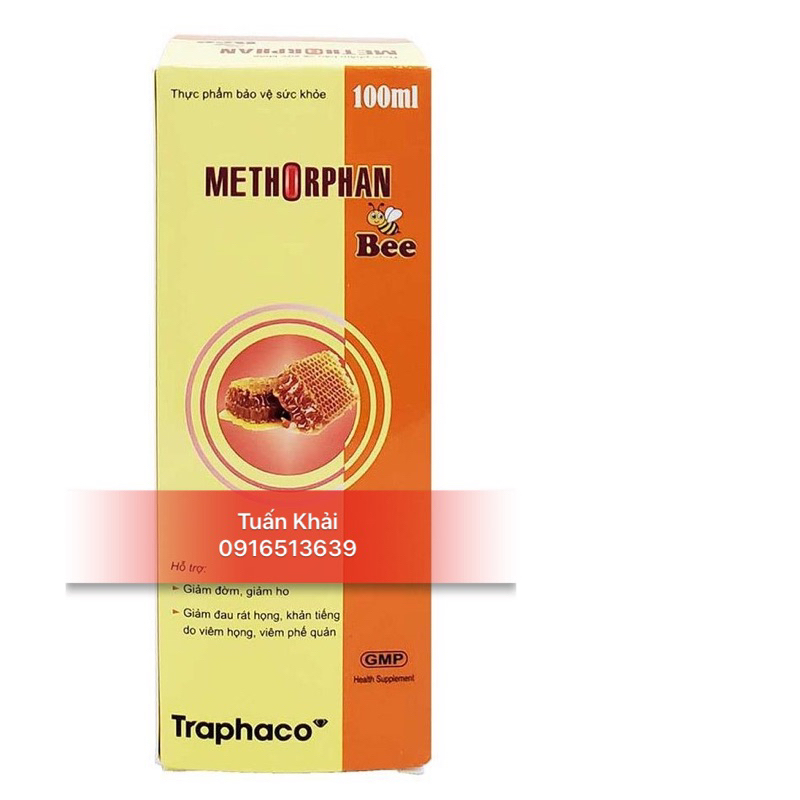 Siro ho METHORPHAN Bee chai 100ml | Shopee Việt Nam