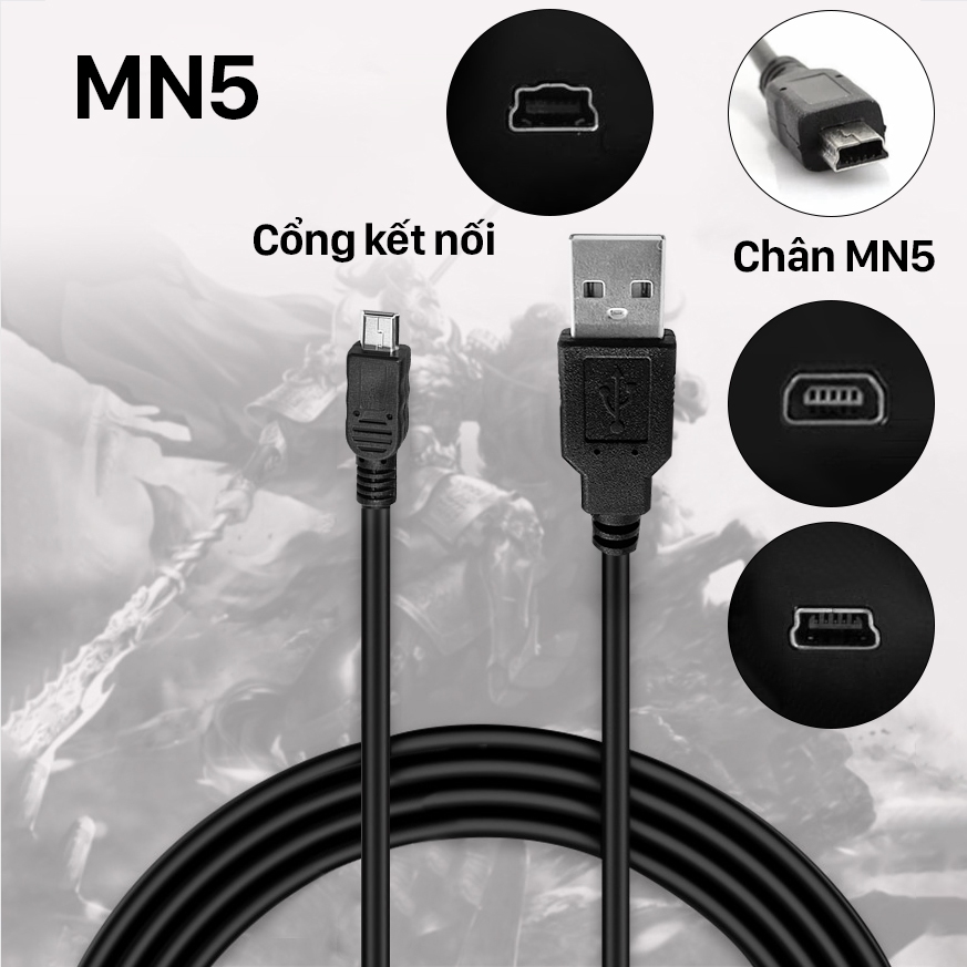 Dây cap USB kết nối Máy ảnh Canon, Sony, Nikon, Fujifilm, Pentax ...