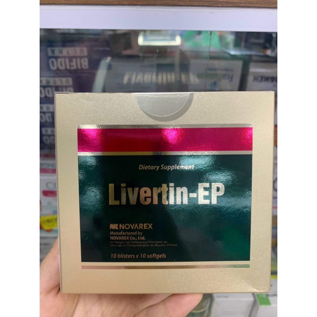 [Hàng mới về] Livertin EP - Livetin-EP Thuốc bổ gan lợi mật (hộp 10 vỉ ...