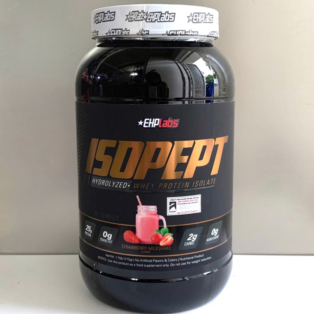 Hydrolyzed Whey Protein EHPlabs ISOPEPT : Thuỷ phân hấp thu nhanh 2lbs ...