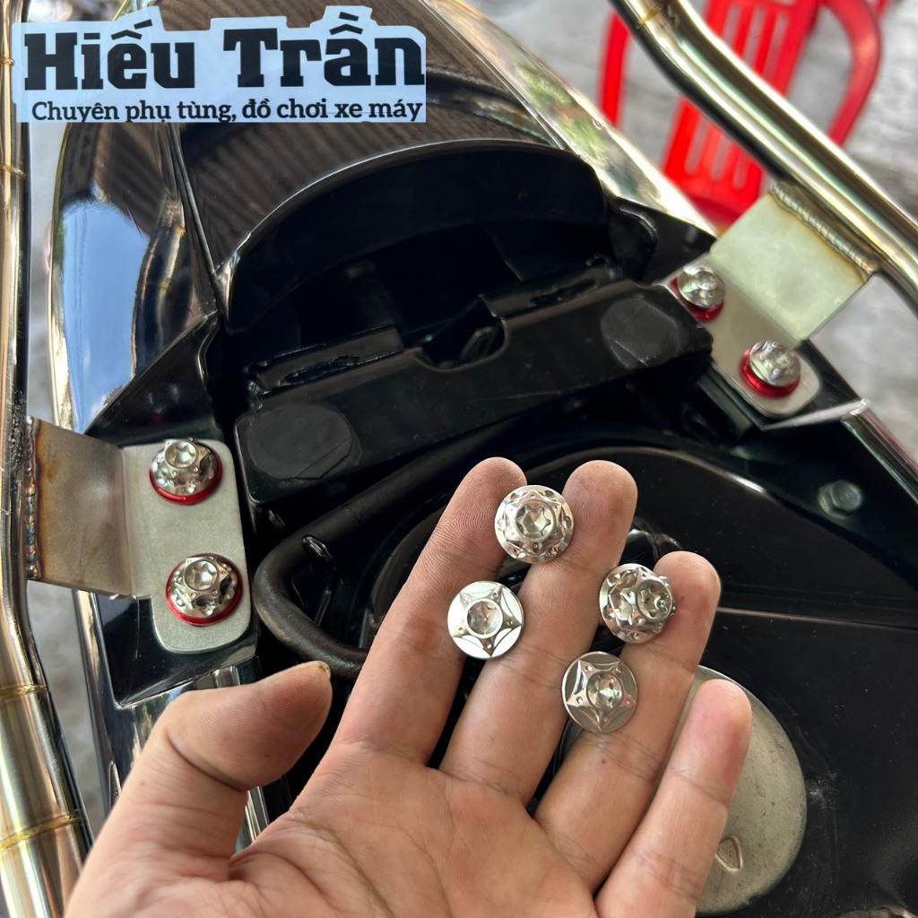 Ốc Salaya lắp Tay xách Wave 50-100-110, Rsx Fi, S110 các đời kèm long ...