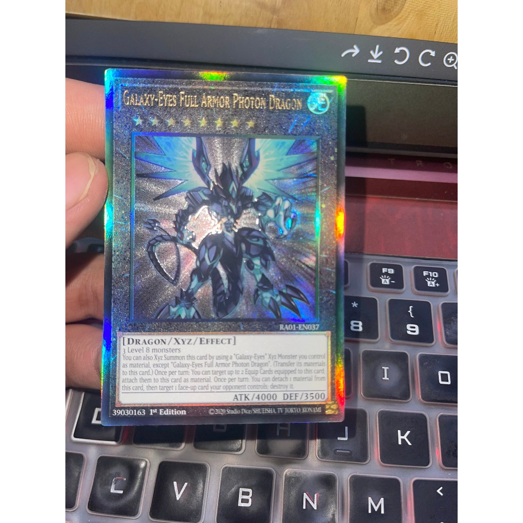 Thẻ bài Yugioh [TCG - UK]: Galaxy-Eyes Full Armor Photon Dragon - RA01-EN037 - Ultimate Rare ...