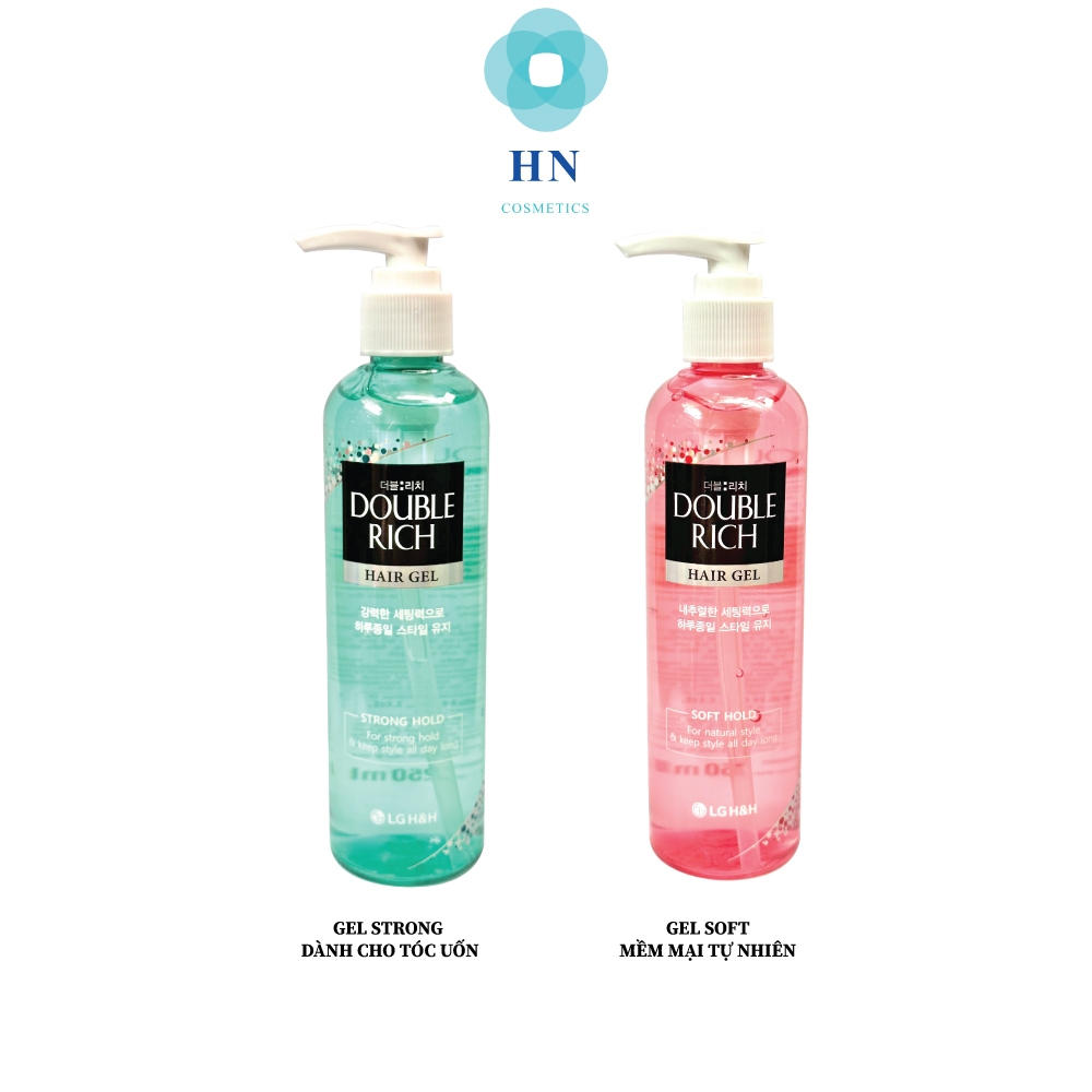 Gel tạo kiểu tóc Double Rich 250ml | Shopee Việt Nam