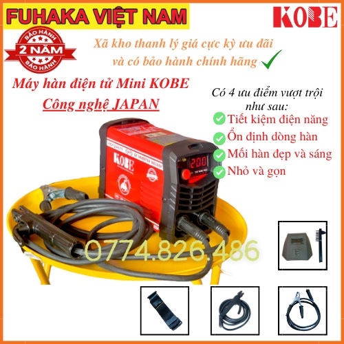 Máy hàn Mini KOBE ARC 200 PRO kéo 3.2LY quá khỏe - CHÍNH HÃNG KOBE NHẬT ...