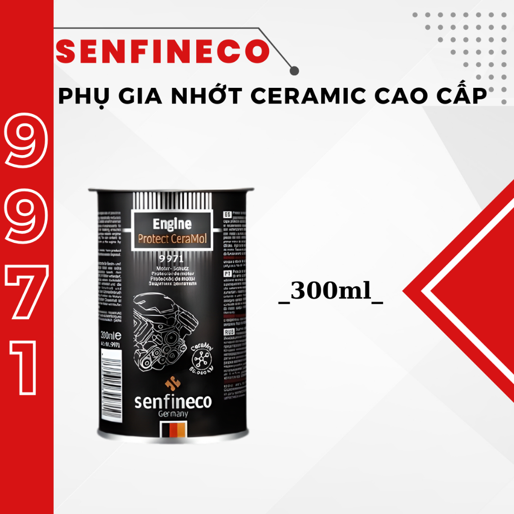 [Senfineco 9971] Phụ Gia Nhớt Phủ Gốm Ceramol Cao Cấp Của Đức Dung Tích ...