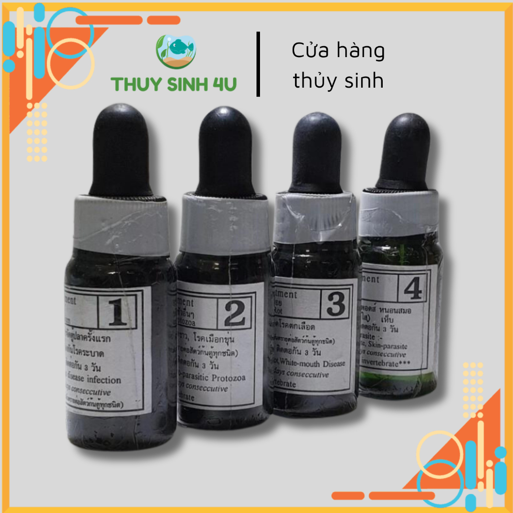 Bio Knock 1 2 3 4 - phòng và trị nấm trắng cá cảnh hiệu quả | Shopee ...