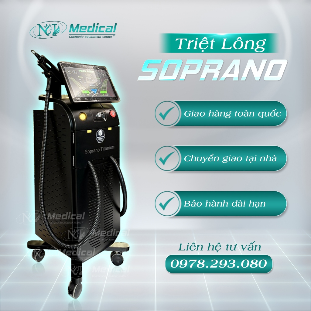 Máy Triệt Lông Diode 2in1 SOPRANO TITANIUM LOẠI 1 Cao Cấp | Shopee Việt Nam