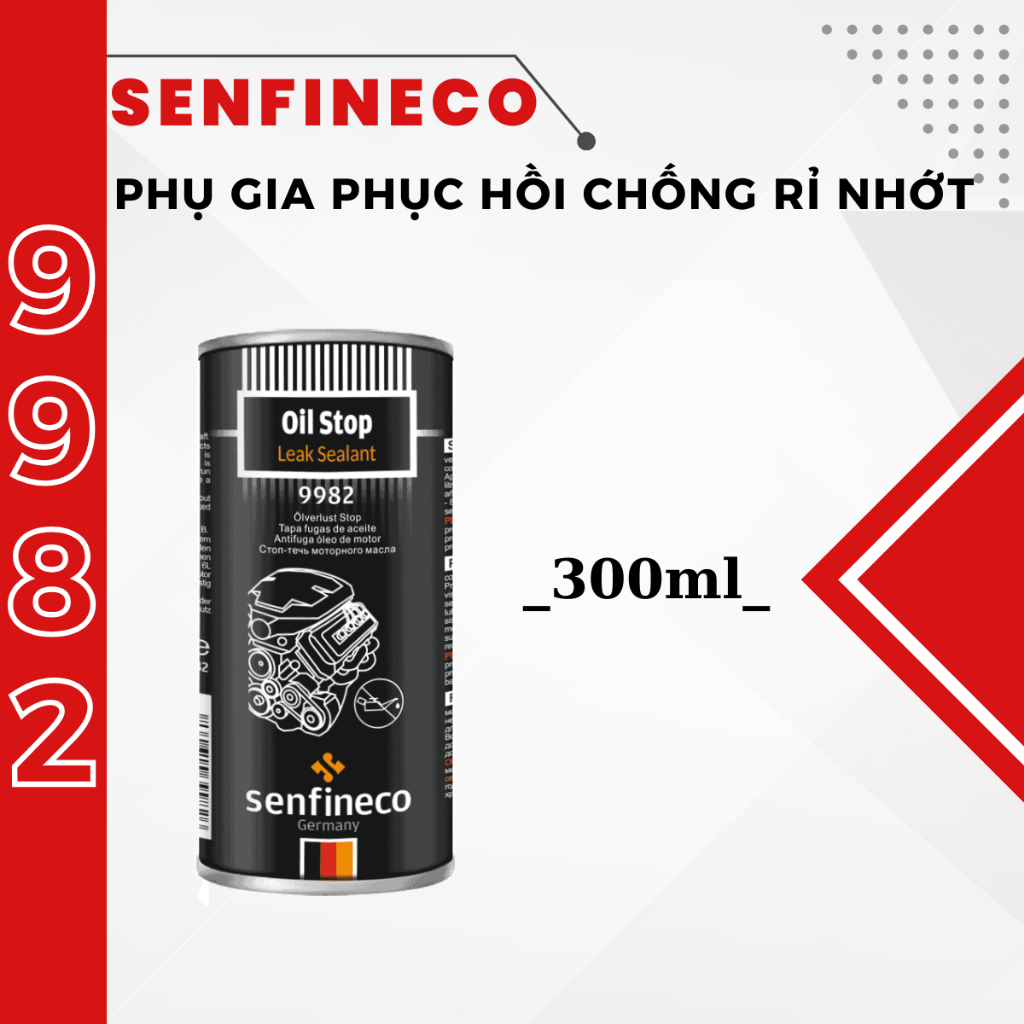 [Senfineco 9982] Phụ Gia Phục Hồi, Chống Rò Rỉ Nhớt Oil Leak Stop Dung ...