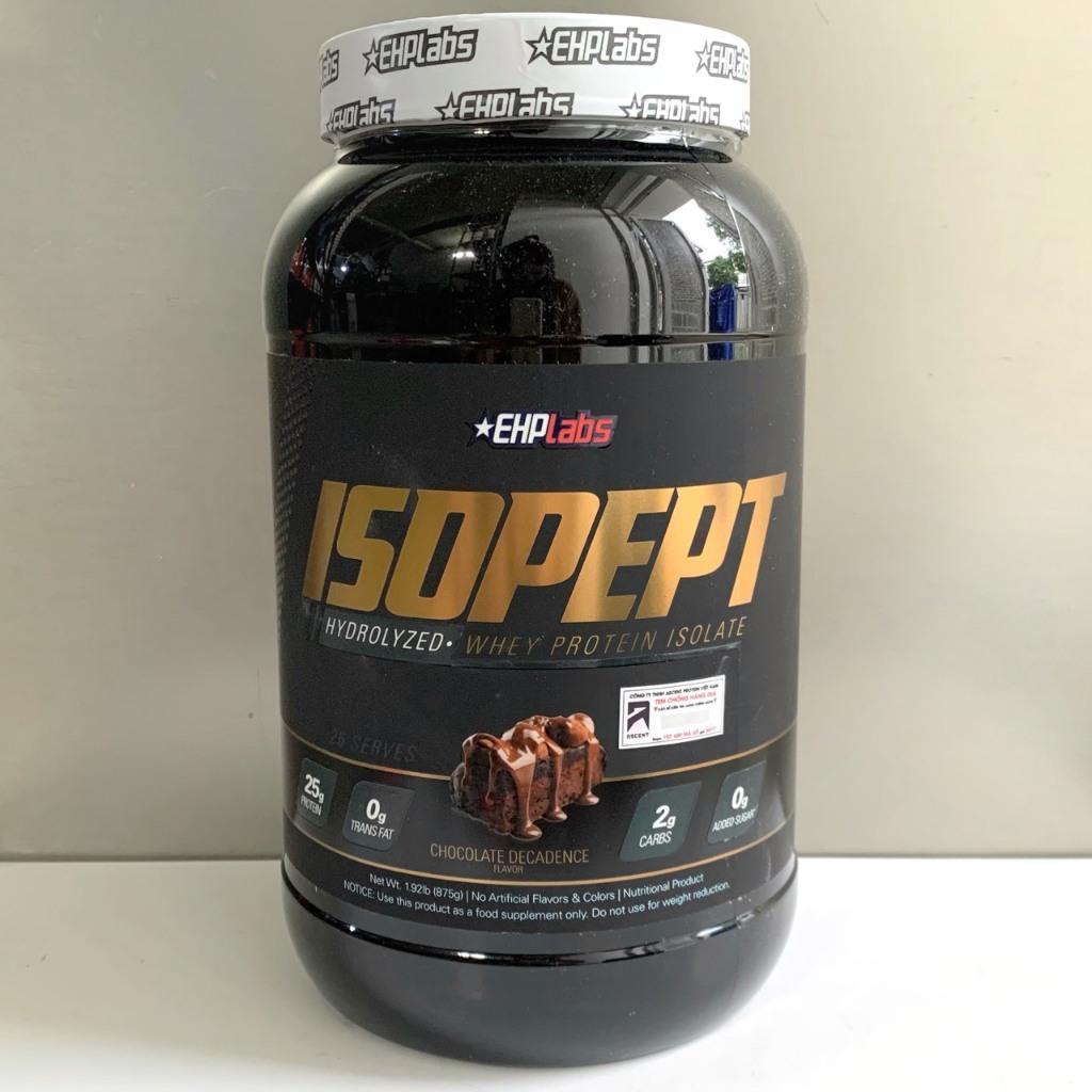 Hydrolyzed Whey Protein EHPlabs ISOPEPT : Thuỷ phân hấp thu nhanh 2lbs ...