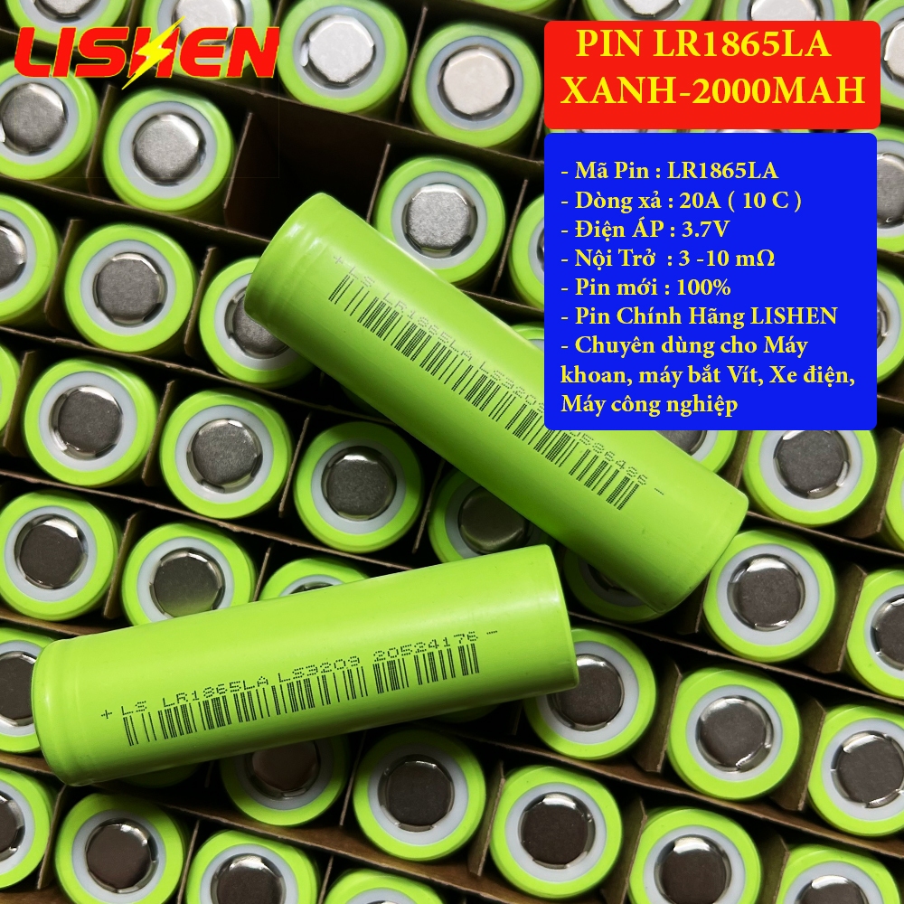 Pin LISHEN 18650 3.7V Dòng xả 20A , 2600mah Chính hãng, pin mới 100% ...
