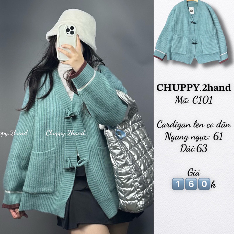 Cardigan Len 2Hand Tuyển Chọn C101 | Shopee Việt Nam
