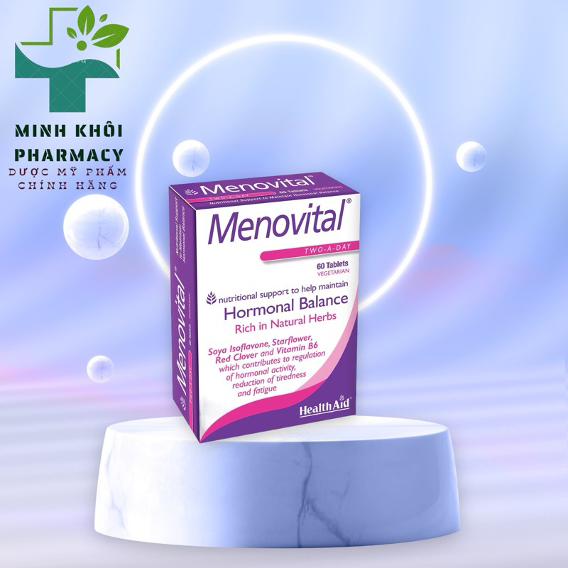 Viên Uống Bổ Sung Nội Tiết Tố - Đẹp Da MENOVITAL HEALTHAID (Hộp 60 viên ...