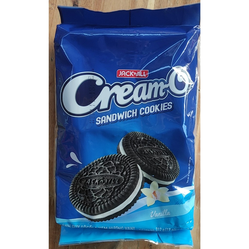 Bánh Quy Cream-O Sôcôla Kem Vani (Túi 12 gói x 26g) | Shopee Việt Nam